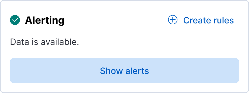 [Unified Observability][Status visualization] Define content for alerts and rules section ...