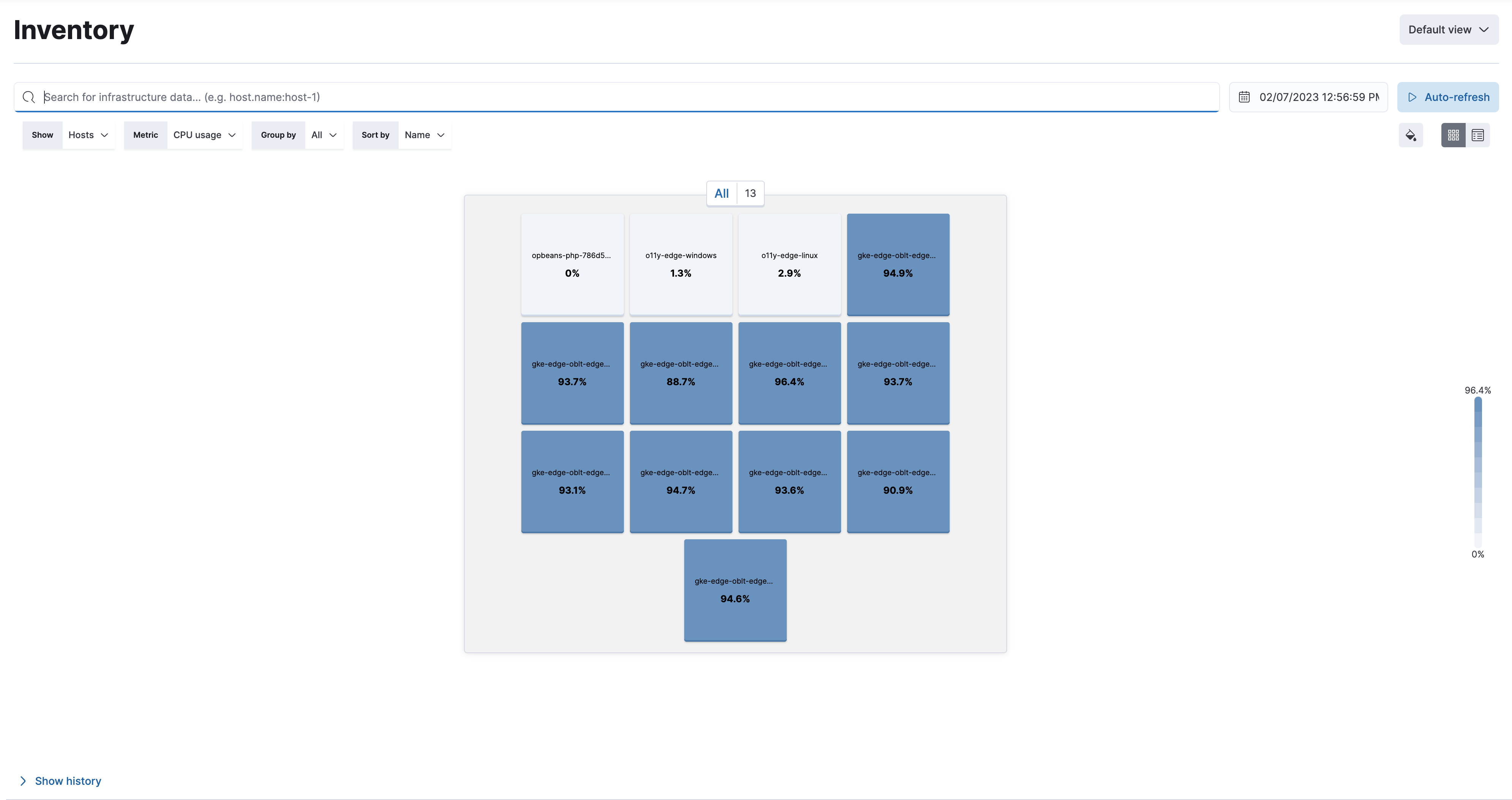 [Infrastructure UI] Bug: Inventory – The style options are not aligned to the right of the ...