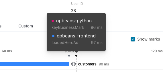 [APM] Timeline: Update marks design and show custom marks · Issue #25719 · elastic/kibana · GitHub