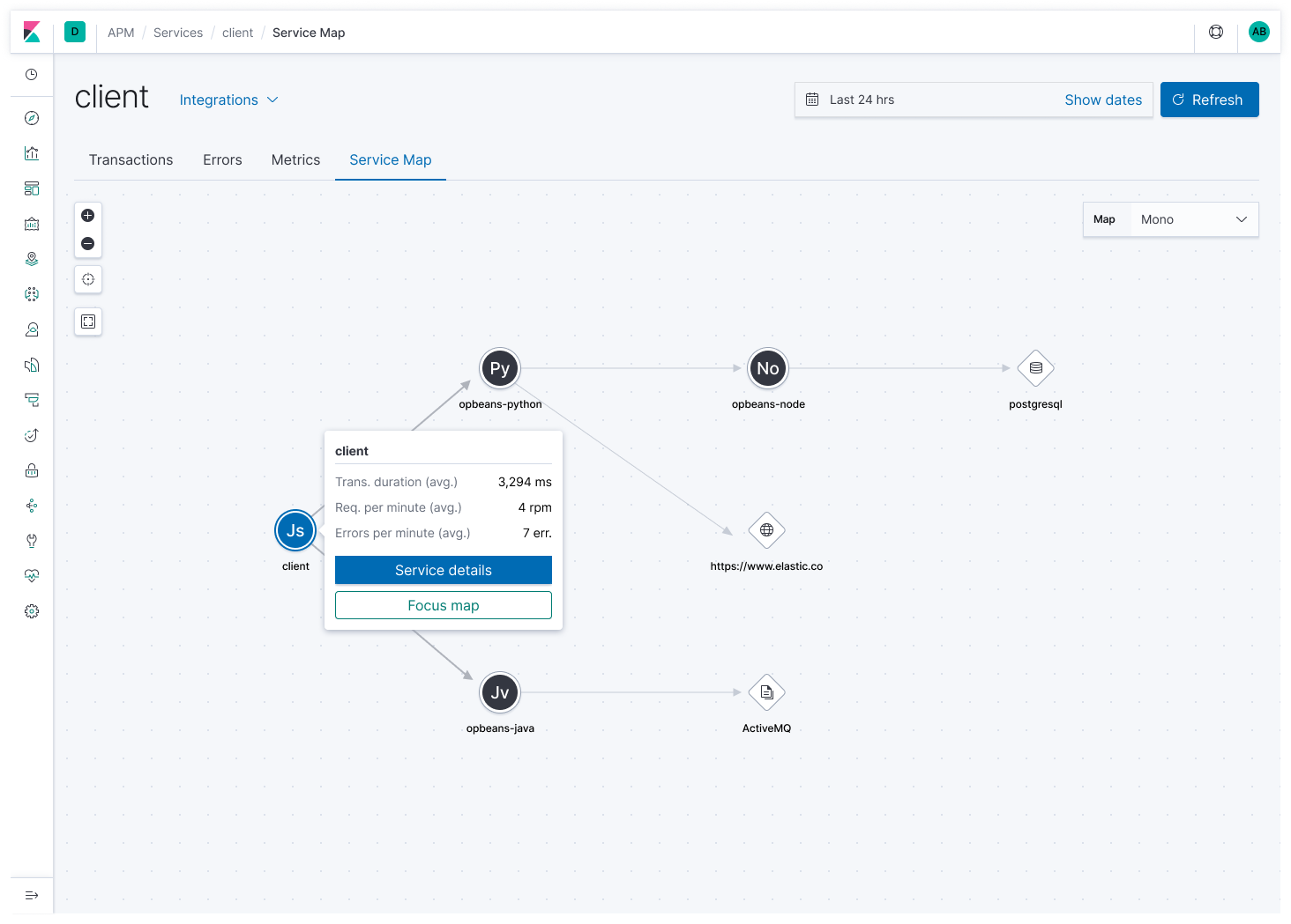 [APM] [Service map] Design polish and enhancements · Issue #54182 · elastic/kibana · GitHub