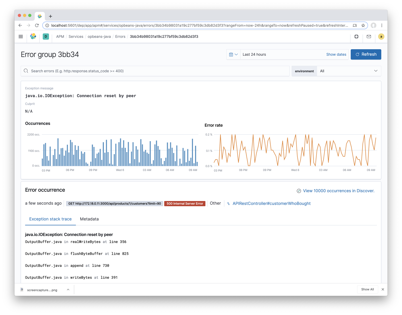 APM Add Error Rate Chart To Errors Overview And Detail Views Issue APM Add Error Rate Chart To Errors Overview And Detail Views Issue