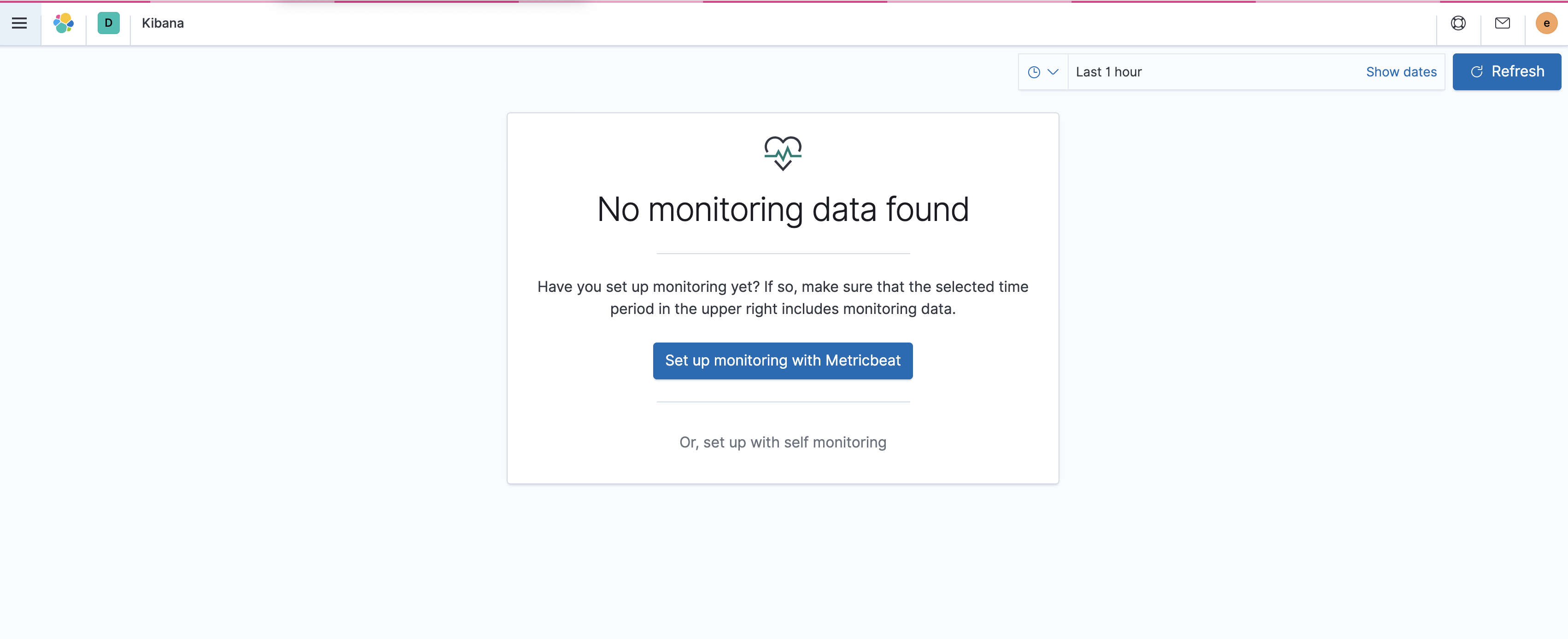 [Stack monitoring] Initial page load shows empty state message ...