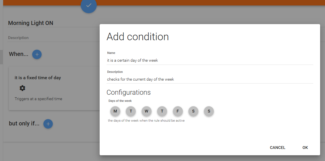 [PaperUI] Rules Certain day of the week · Issue #6670 · eclipse ...