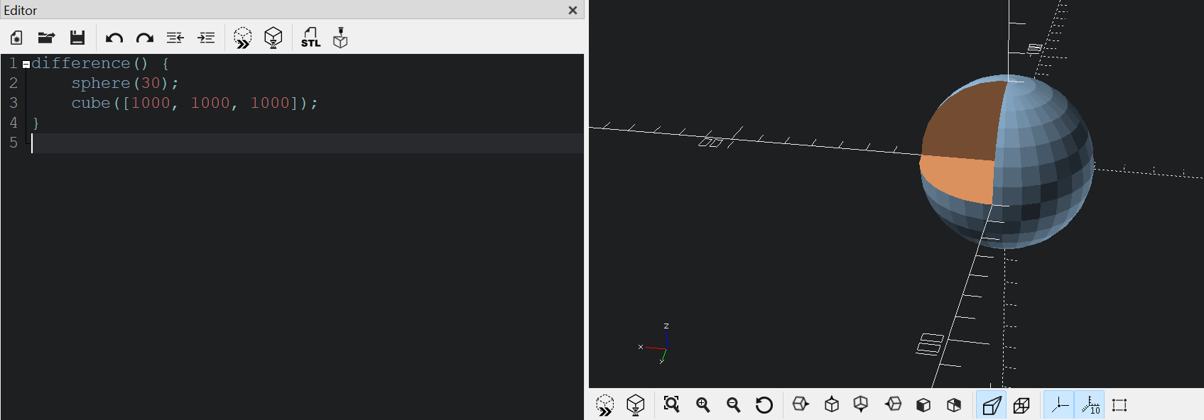Difference not rendered correctly in preview when camera is inside object · Issue #4748 ...