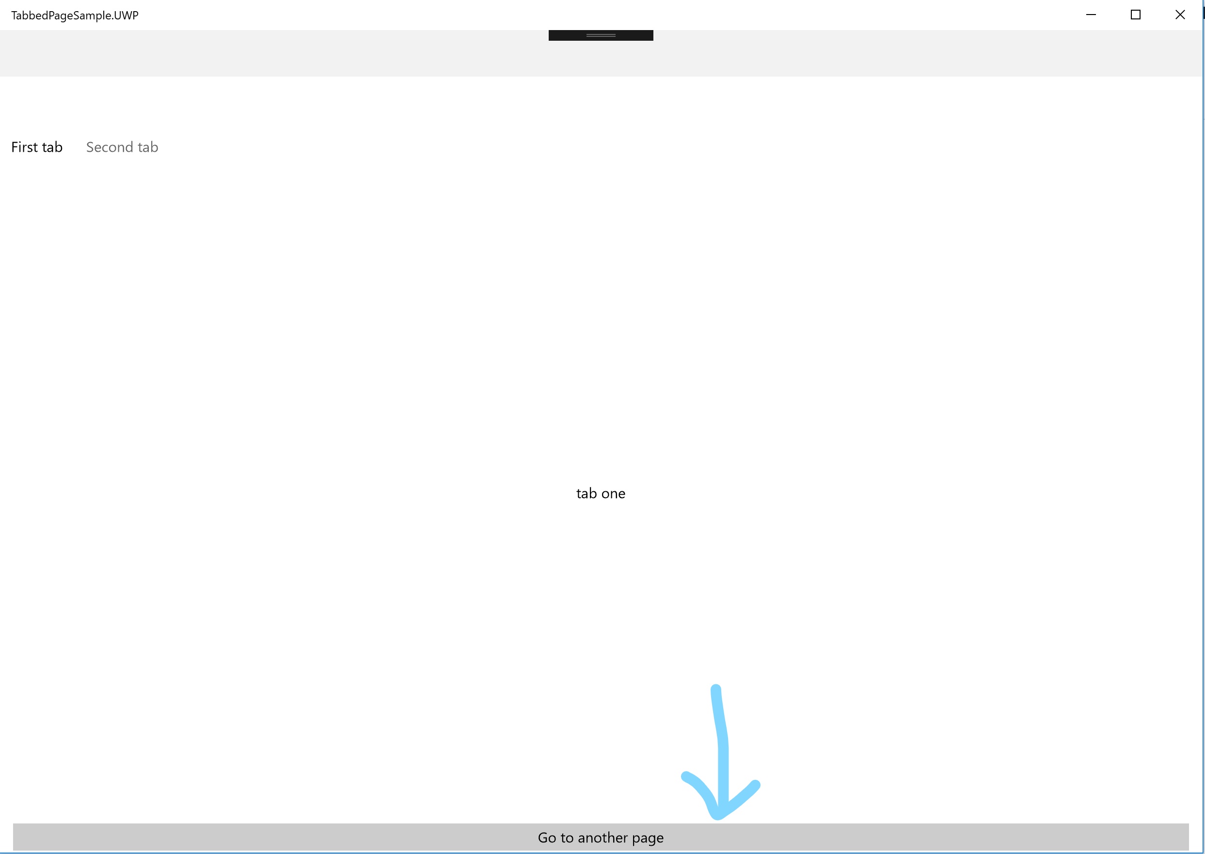 Back Button Behaves Strange When Putting A Tabbed Page Inside A Navigationpage On Uwp · Issue