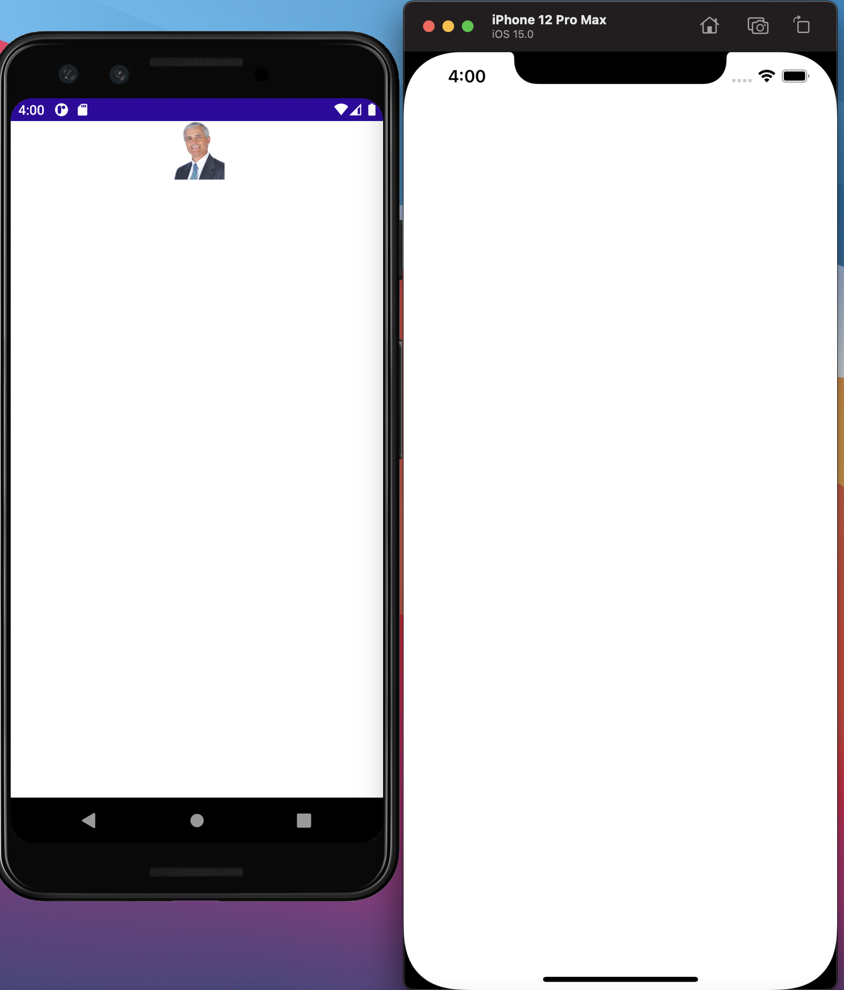 [Bug] iOS: Image isn't shown on the screen if it is added into project ...