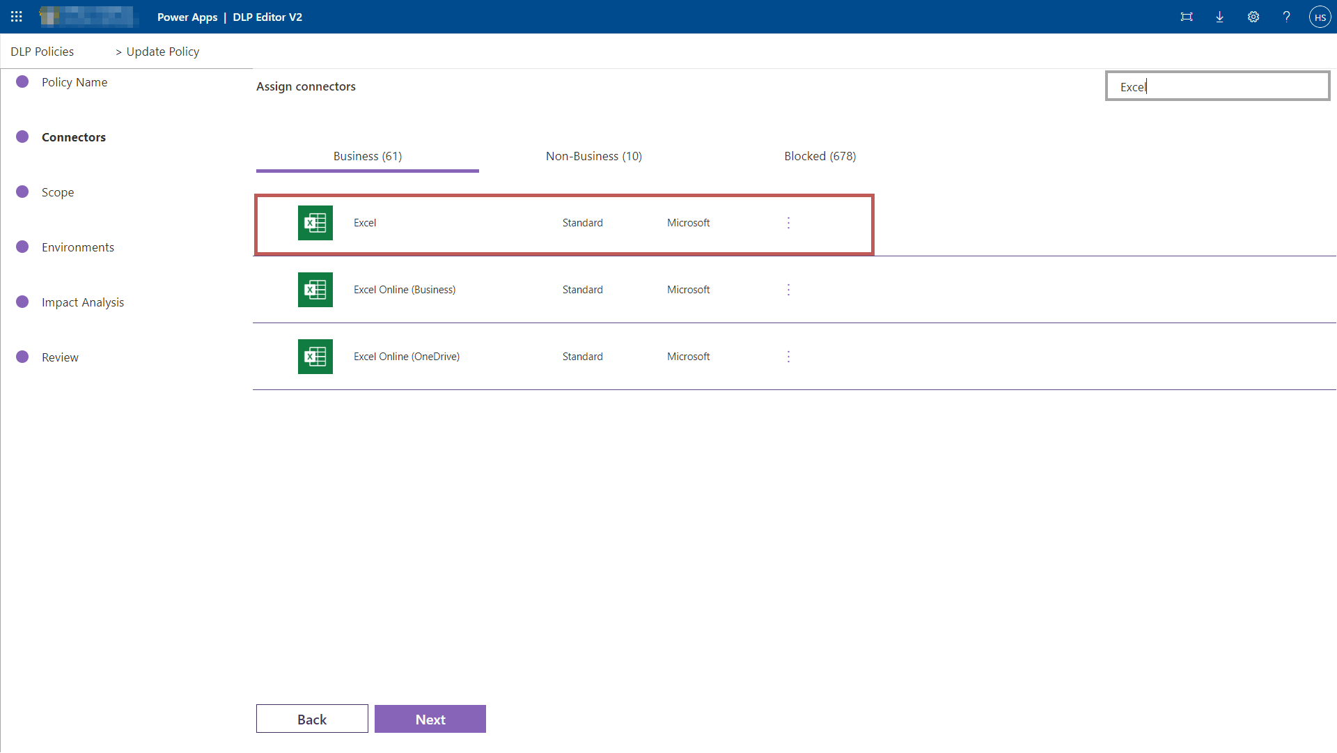[CoE Starter Kit - BUG] Excel & HTTP connectors appearing incorrectly in Impact Analysis · Issue ...