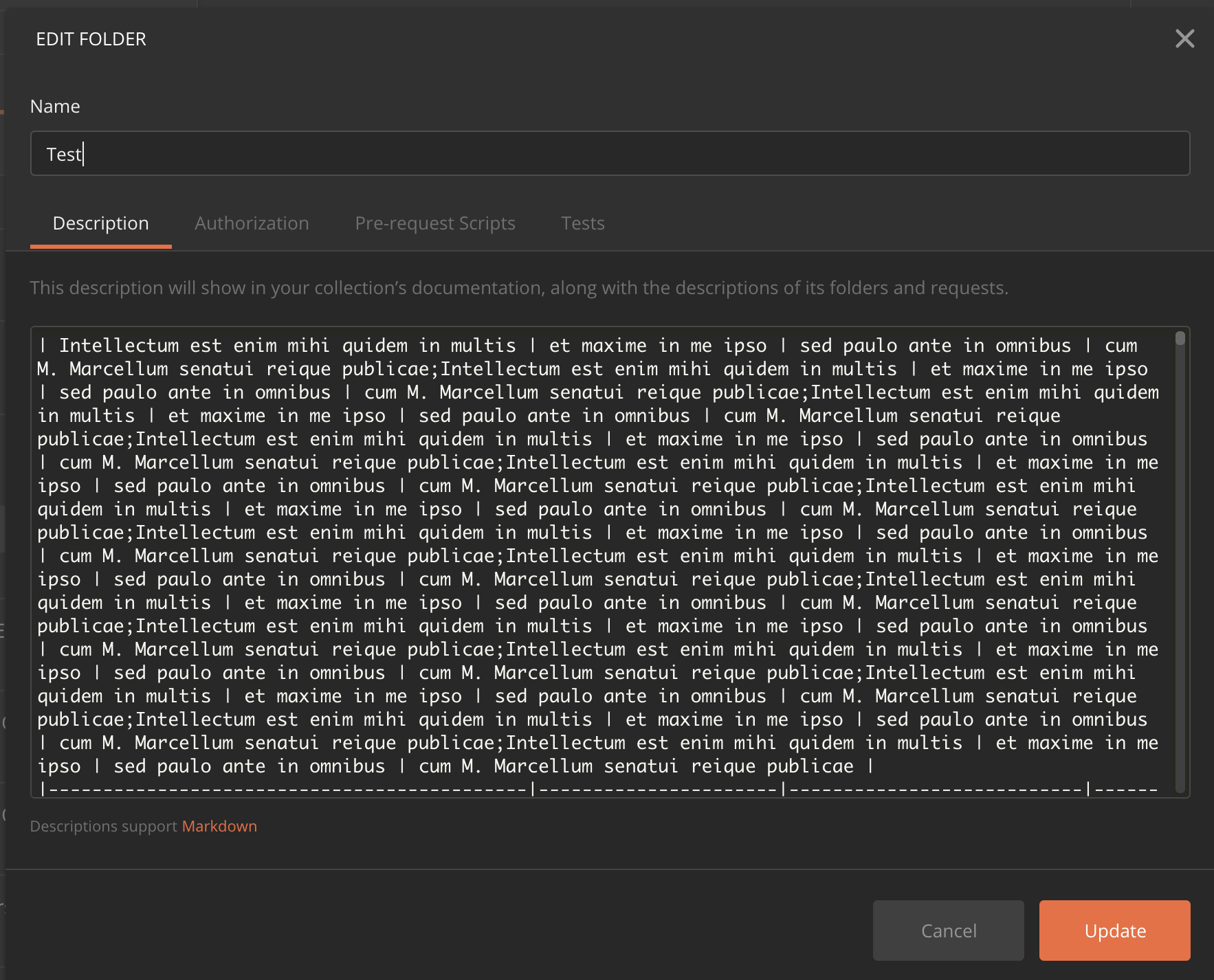 Tables are not displayed correctly in Postman documentation · Issue #7859 · postmanlabs/postman ...