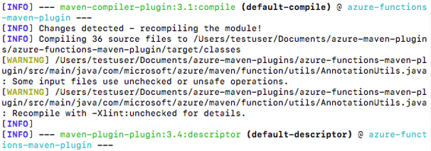 There are some warning when Generate archetype · Issue #89 · microsoft ...