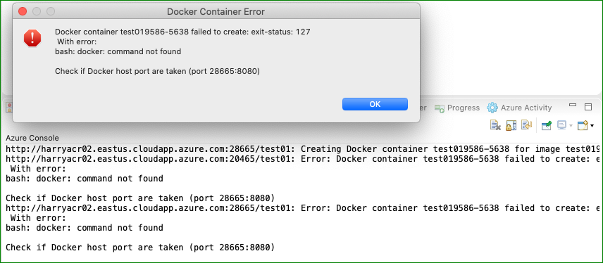 Cannot publish as Docker container… · Issue #4353 · microsoft/azure-tools-for-java · GitHub