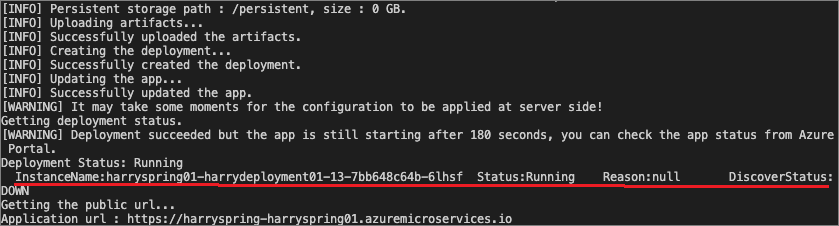 Can't display instance status when create a new app · Issue #1148 · microsoft/azure-maven ...
