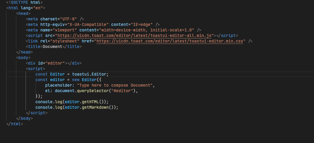 Placeholder Will Be Get As Htmlcontent · Issue 2096 · Nhn Tui Editor · Github