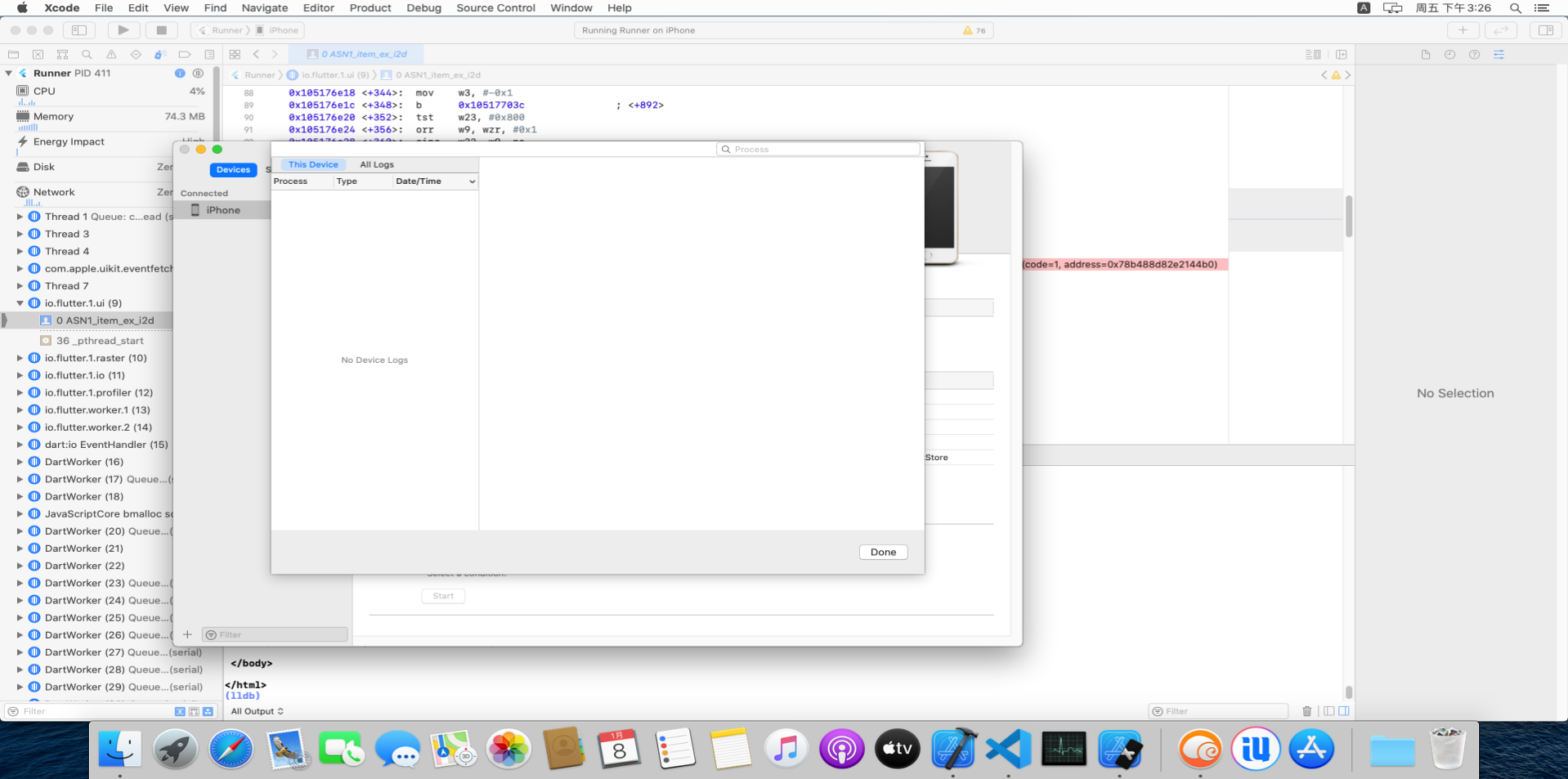 on ios secure socket code crashes vm · Issue #44590 · dart-lang/sdk · GitHub