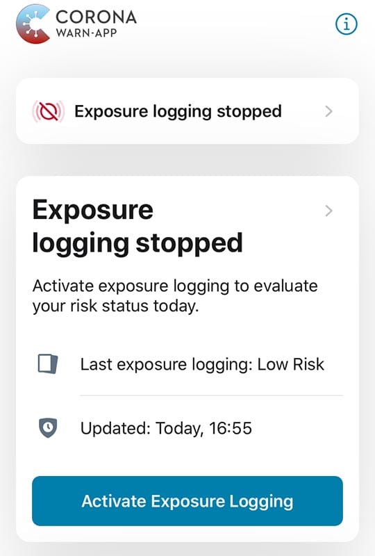 [Solved] Exposure logging is not possible · Issue #741 · corona-warn-app/cwa-app-ios · GitHub