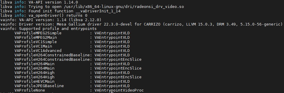 HW Acceleration not working on AMD A6-9500E RADEON R5 · Issue #8940 · jellyfin/jellyfin · GitHub