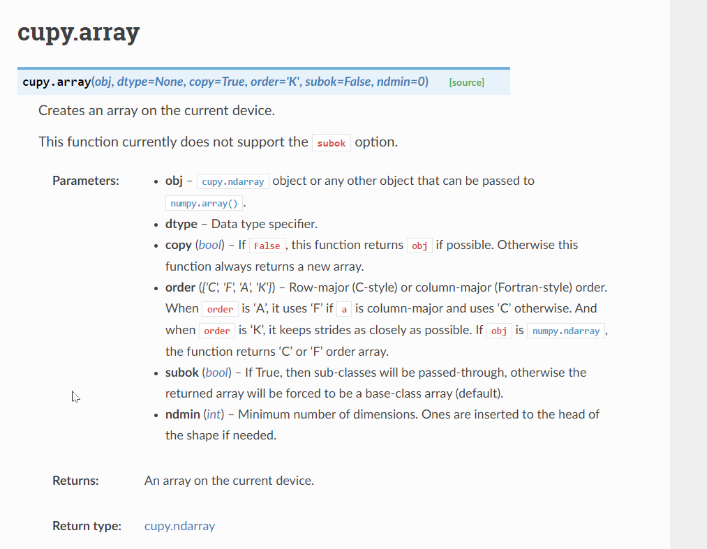 Incorrect Conversion Of Lists Of 64bit Integers To Gpu Arrays · Issue 3295 · Cupycupy · Github