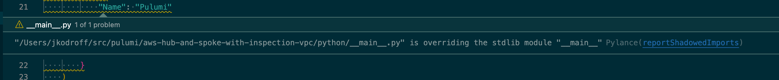 Move from __main__.py to a proper module · Issue #11590 · pulumi/pulumi · GitHub
