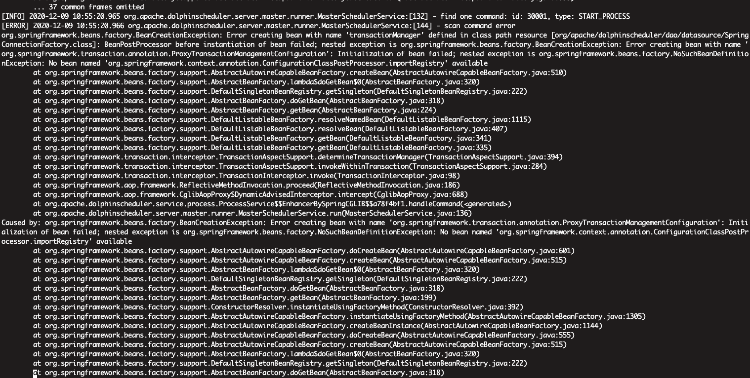 [Bug][Master] After clicking execute workflow, the Master node reported an error · Issue #4185 ...