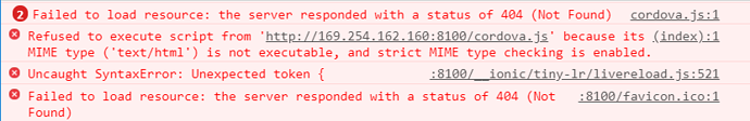 Ionic V1 Livereload Not Working On Deviceemulator Cordovajs 404 · Issue 3461 · Ionic Team