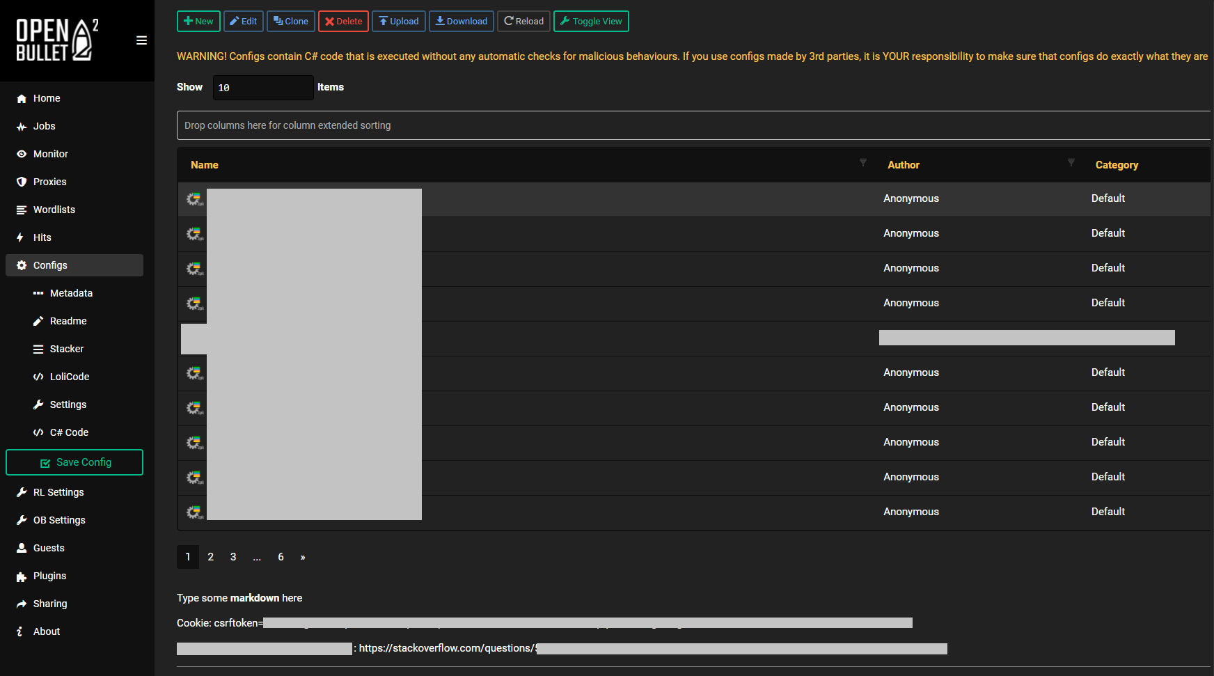 [Bug]: Long Texts in Readme and UI · Issue #580 · openbullet/OpenBullet2 · GitHub