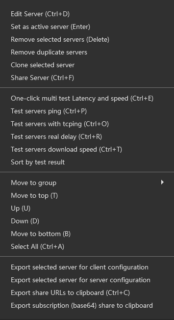 Change right click menu · Issue #3295 · 2dust/v2rayN · GitHub