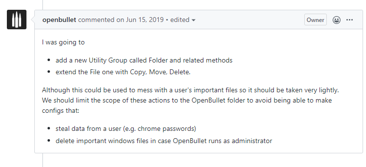 [REQUEST] Running/Using Executable Files via LoliScript · Issue #562 · openbullet/openbullet ...