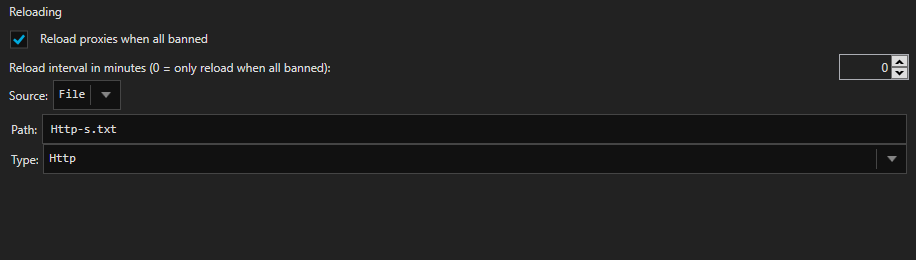 [REQUEST] Ability to add multiple proxy file as source · Issue #657 · openbullet/openbullet · GitHub