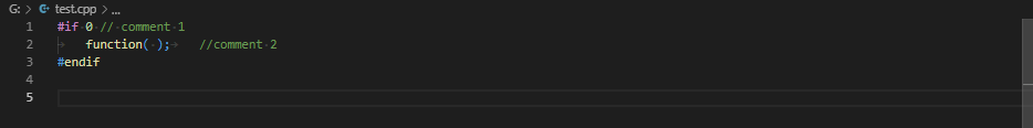 C++ code color highlight fails to recognize #endif directives in certain case · Issue #78947 ...