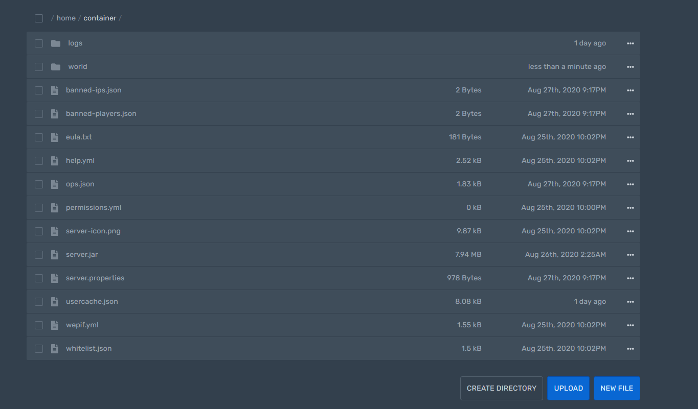 Missing file browser upload option · Issue #2294 · pterodactyl/panel · GitHub