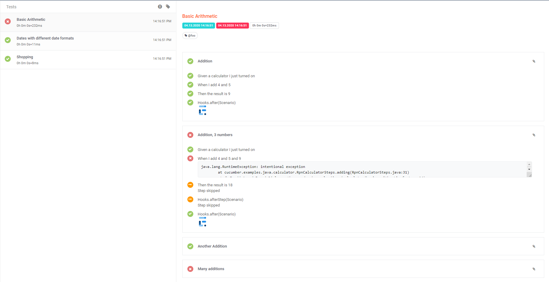 ExtentSparkReporter : Can we default display cucumber scenarios groupped · Issue #127 · extent ...