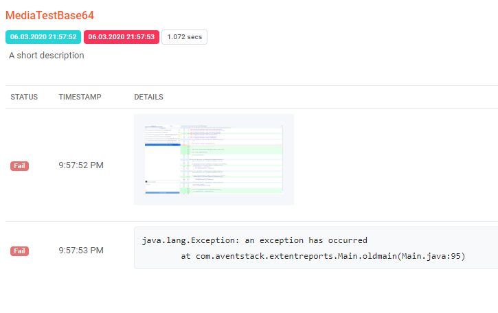 Screenshot thumbnail is blurred and No Icon for Info logs · Issue #179 · extent-framework ...