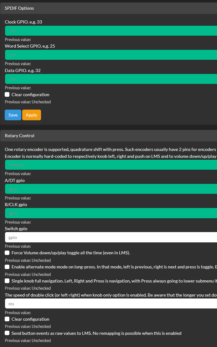 Ui Missing Hardware Features · Issue 337 · Sle118squeezelite Esp32 · Github 
