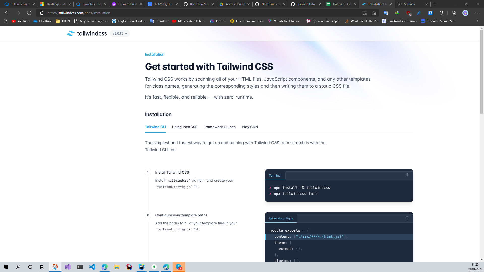 There is no search or header component on the website · Issue #1153 · tailwindlabs/tailwindcss ...