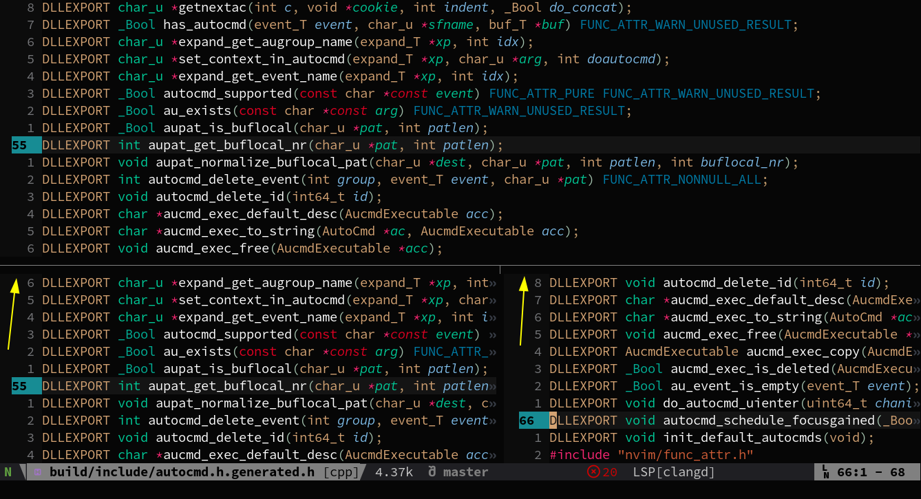Global Status Line should respect SignColumn and LineNr · Issue #17769 · neovim/neovim · GitHub