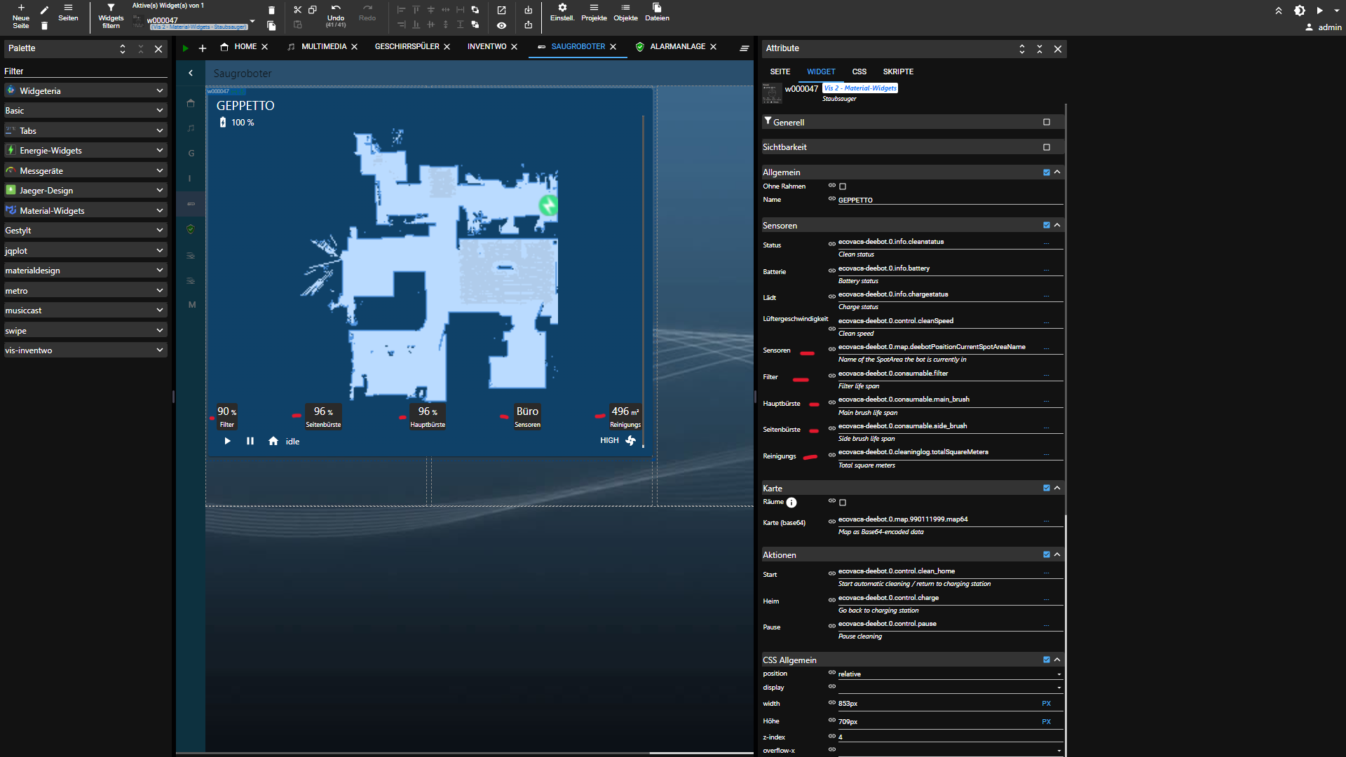 Widget-Staubsauger Hintergrund Sensoren · Issue #204 · ioBroker/ioBroker.vis-2-widgets-material ...