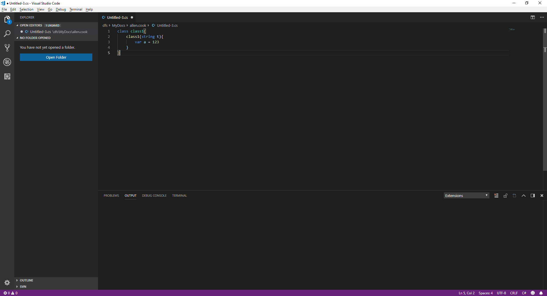 Feature Request Allow Breadcrumbs To Function In A No Project Context · Issue 2524 · Dotnet