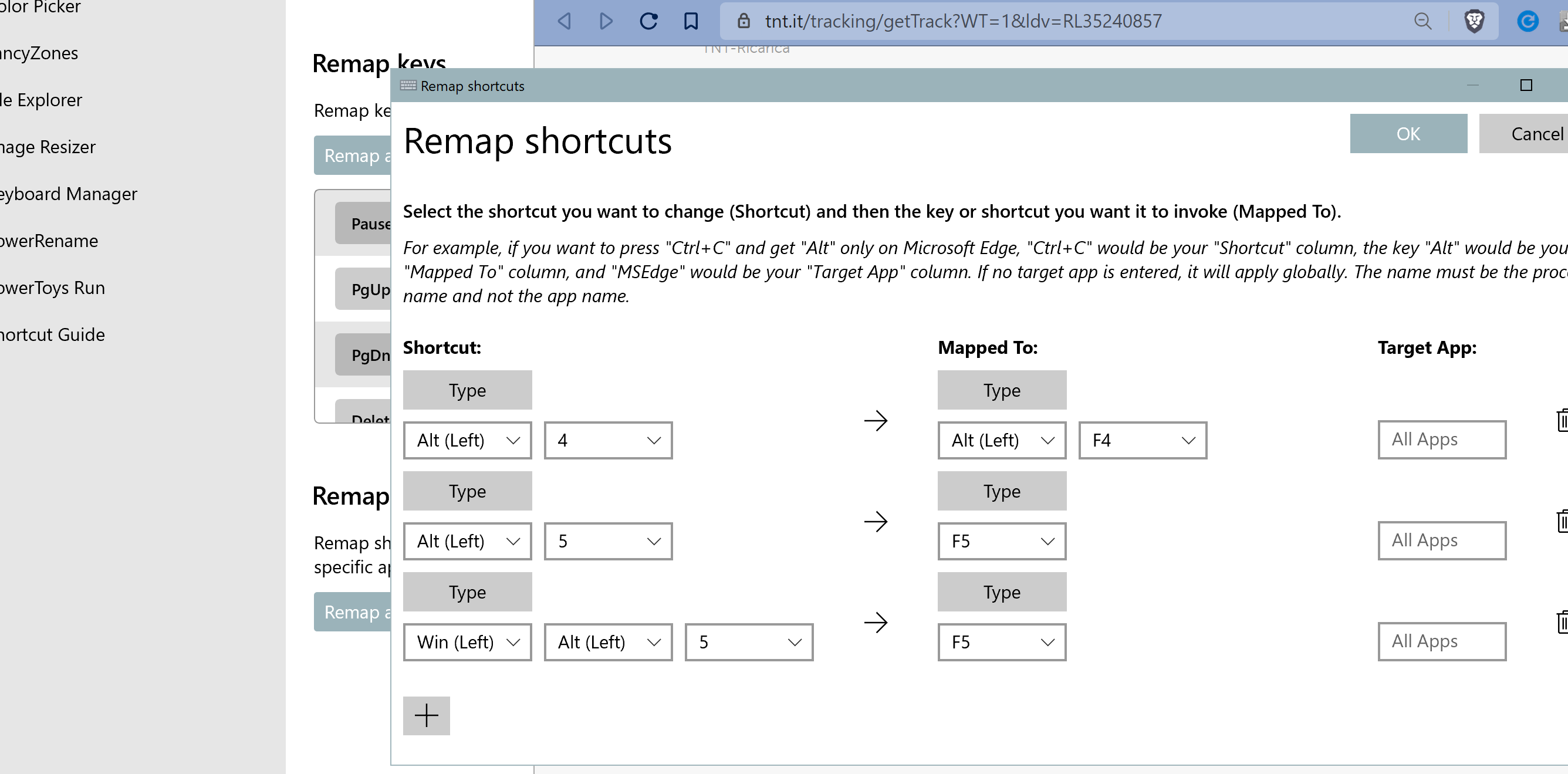 KBM: crash when trying to add a "shortcut" · Issue #8393 · microsoft/PowerToys · GitHub