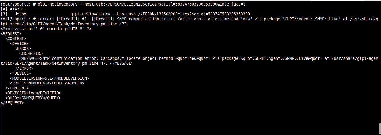 GLPI Agent Printer Problem · Issue #418 · glpi-project/glpi-agent · GitHub