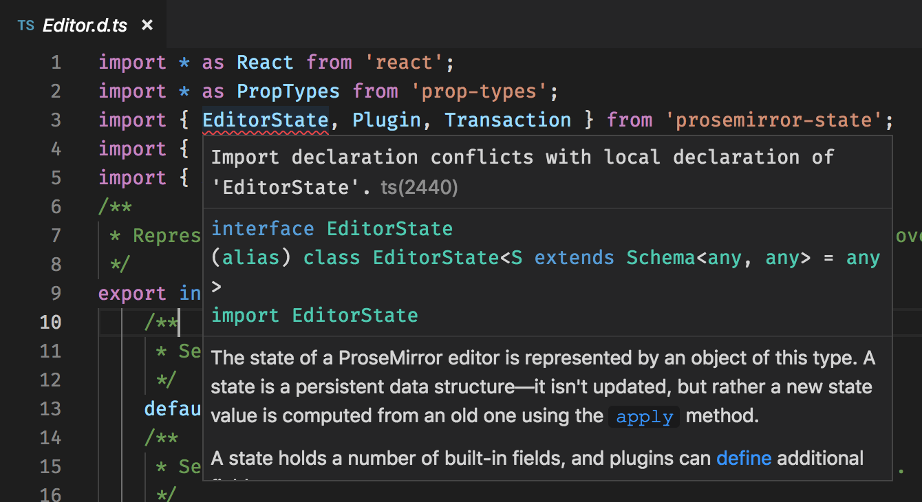 Editor Typescript Error · Issue 201 · Telerikkendo React · Github