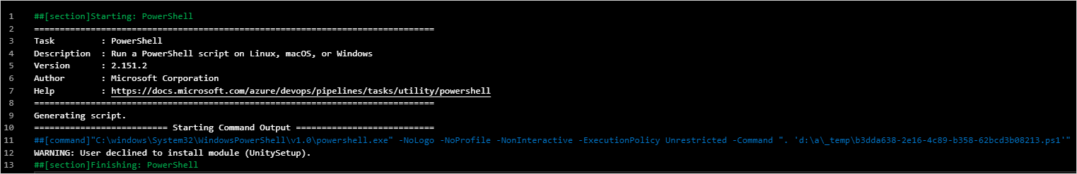 Warning: User declined to install module (UnitySetup) · Issue #103 · Dinomite-Studios/unity ...