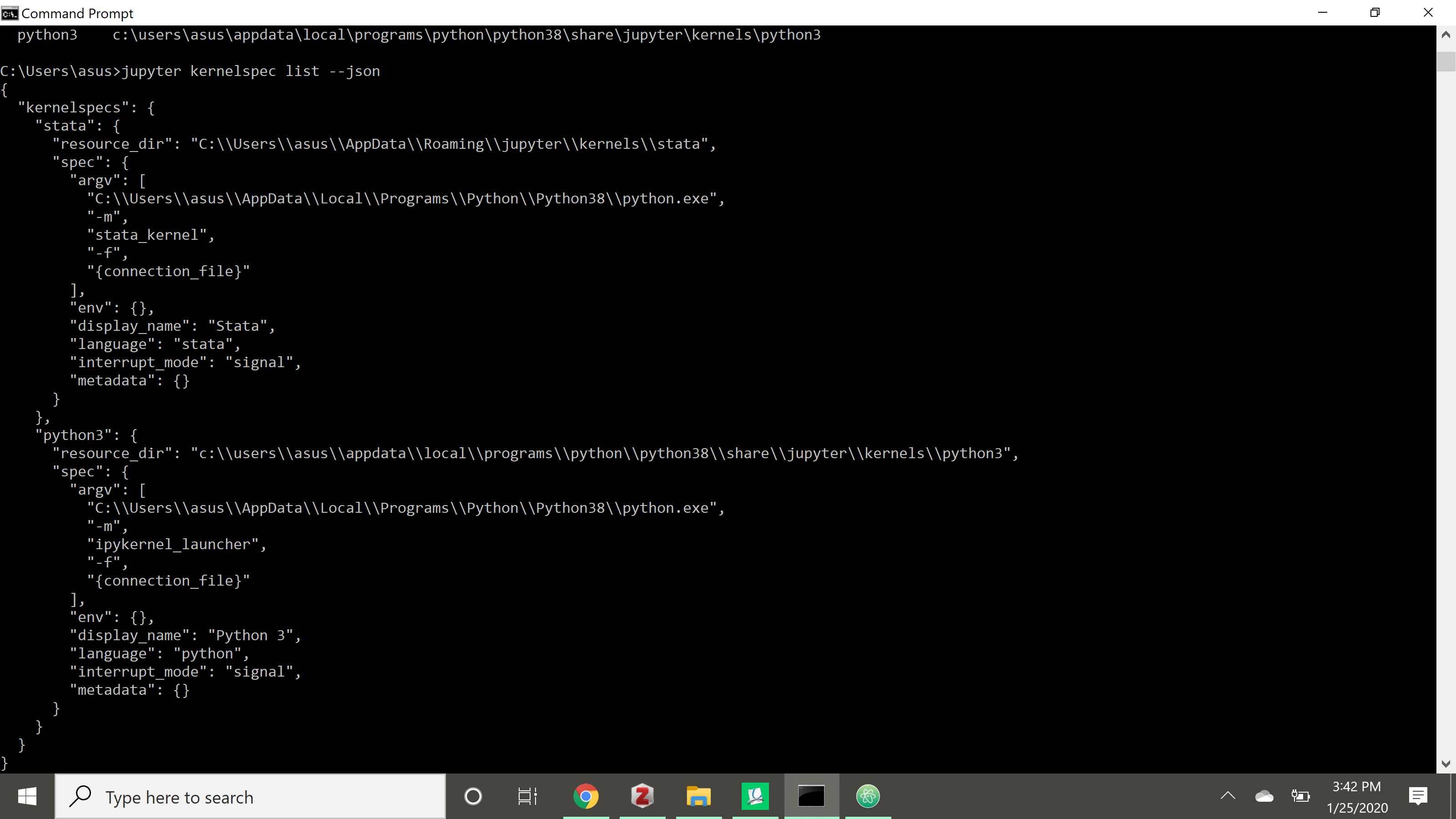 Hydrogen code not running in atom - no error · Issue #1867 · nteract ...