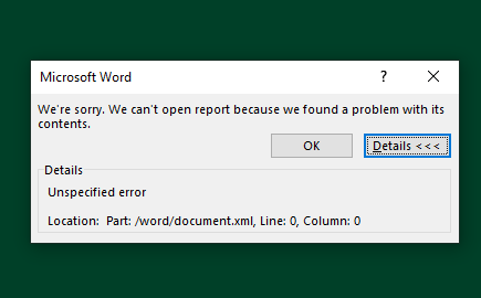 Got 'Unspecified error' when I use shapes inside the loop · Issue #345 · elapouya/python-docx ...