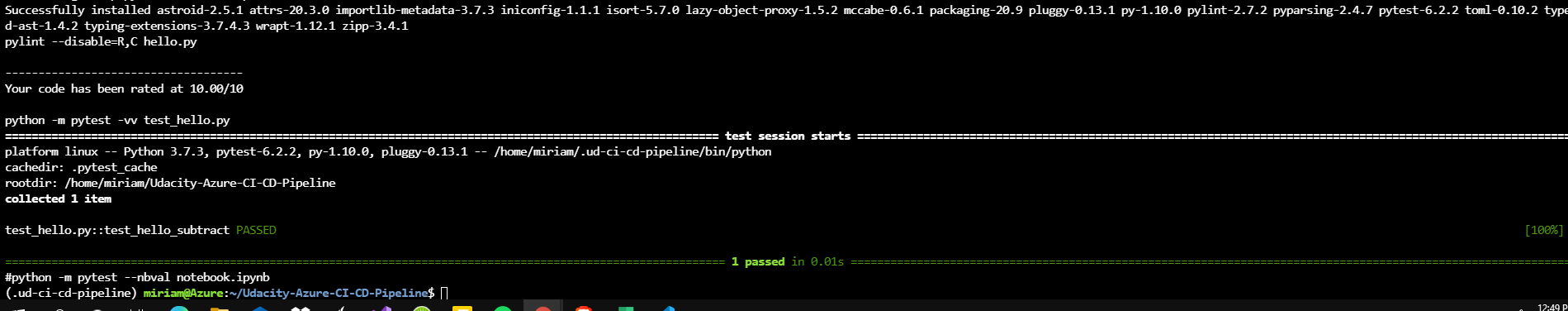 GitHub - miriamwanjo/Udacity-Azure-CI-CD-Pipeline: A repository with a ...