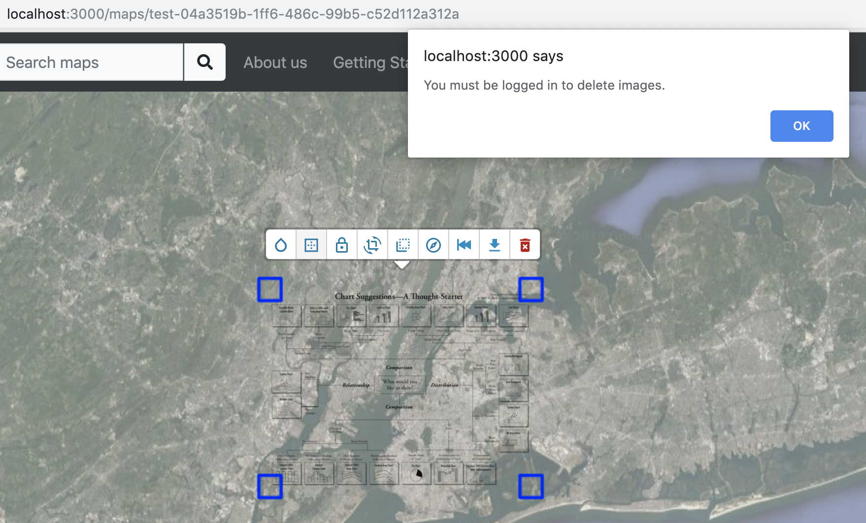 Add border tool bound to "delete" action - bug? · Issue #343 · publiclab/Leaflet ...