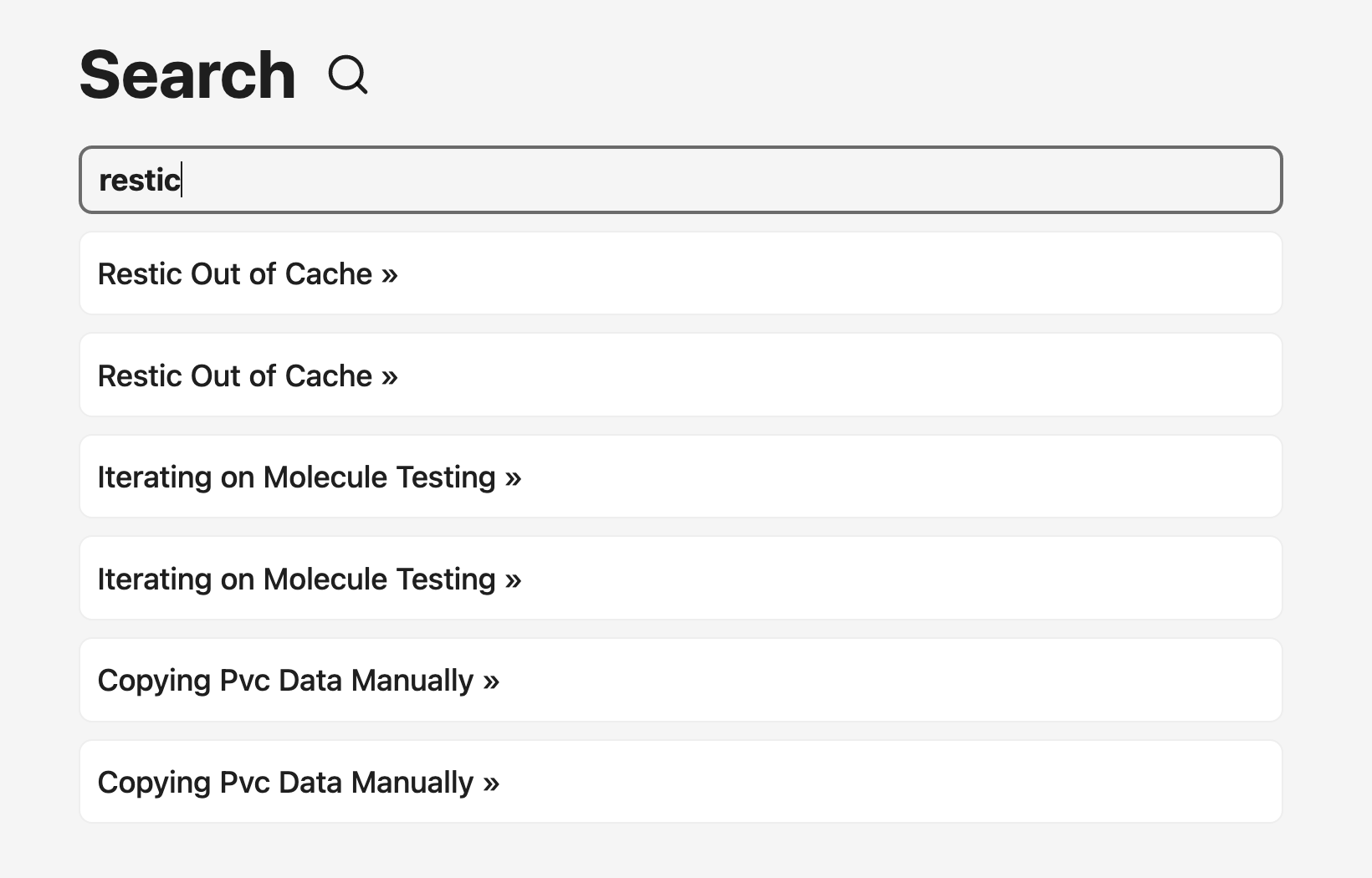 [BUG] Search results seem to be duplicated · Issue #414 · adityatelange/hugo-PaperMod · GitHub