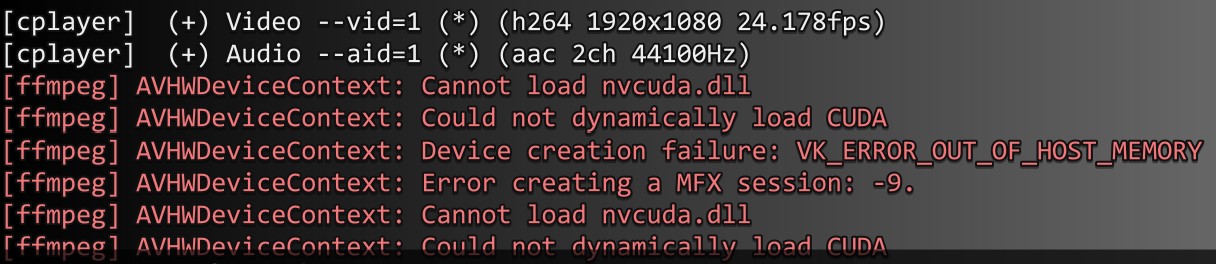 hwdec : spam msg in console · Issue #12173 · mpv-player/mpv · GitHub