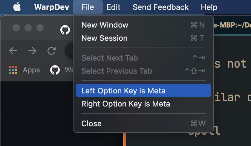 Moved to #500: Option-arrow keys don't work for navigating words · Issue #298 · warpdotdev/Warp ...