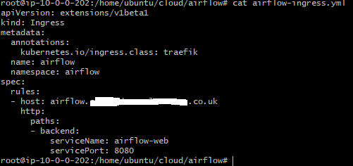 [stable/airflow] How to configure airflow - ingress · Issue #18181 · helm/charts · GitHub