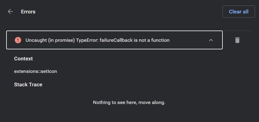 setIcon() doesn't work in service worker context · Issue #2165 ...