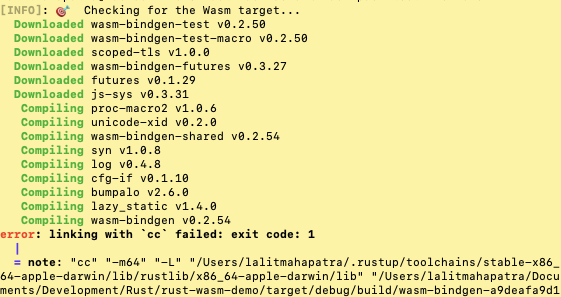 Wasm Bindgen Not Compiling · Issue 937 · Rustwasmwasm Bindgen · Github 